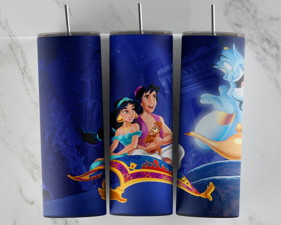 Aladdin Tumbler Design, 20 Oz Skinny Tumbler Design, Sublimation Image ...
