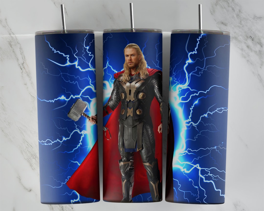Thor Tumbler Design, 20 Oz Skinny Tumbler Design, Sublimation Image ...