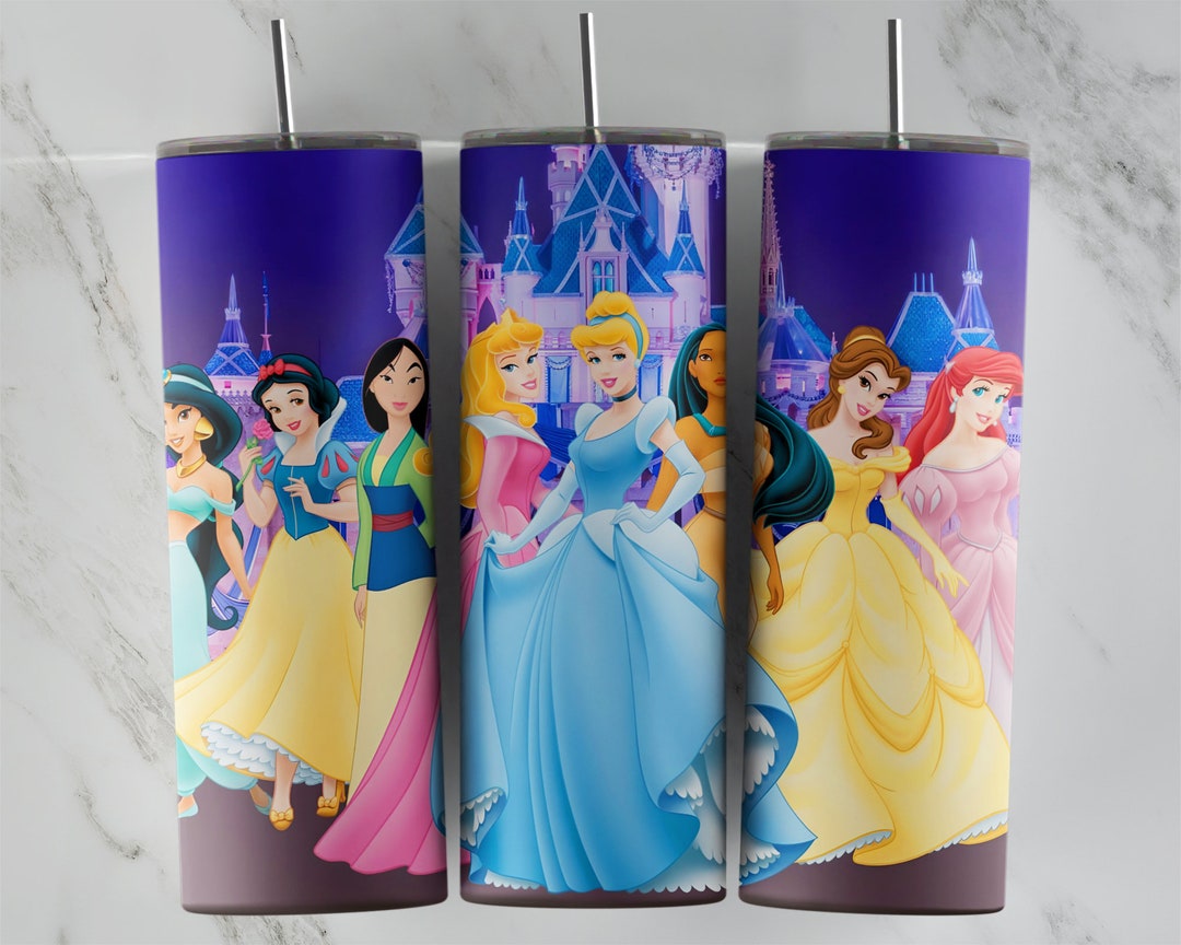 Princess Tumbler Design, 20 Oz Skinny Tumbler Design, Sublimation Image ...