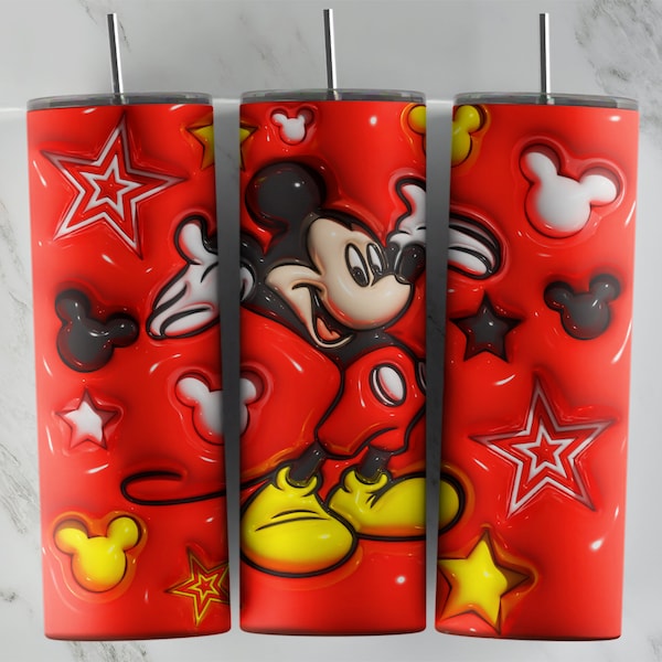 Mickey Mouse Design Tumbler Wrap - Etsy