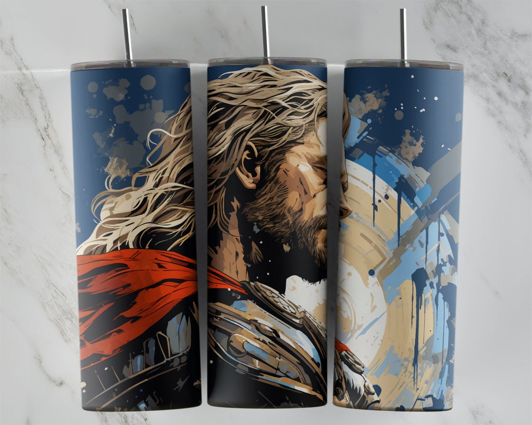 Thor Tumbler Design, 20 Oz Skinny Tumbler Design, Sublimation Image ...