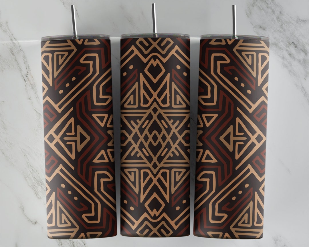 Tribal Tumbler Design, 20 Oz Skinny Tumbler Design, Sublimation Image ...