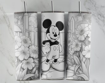 3D Inflated Cartoon Tumbler Design, 20 Oz Skinny Tumbler Mouse - Etsy