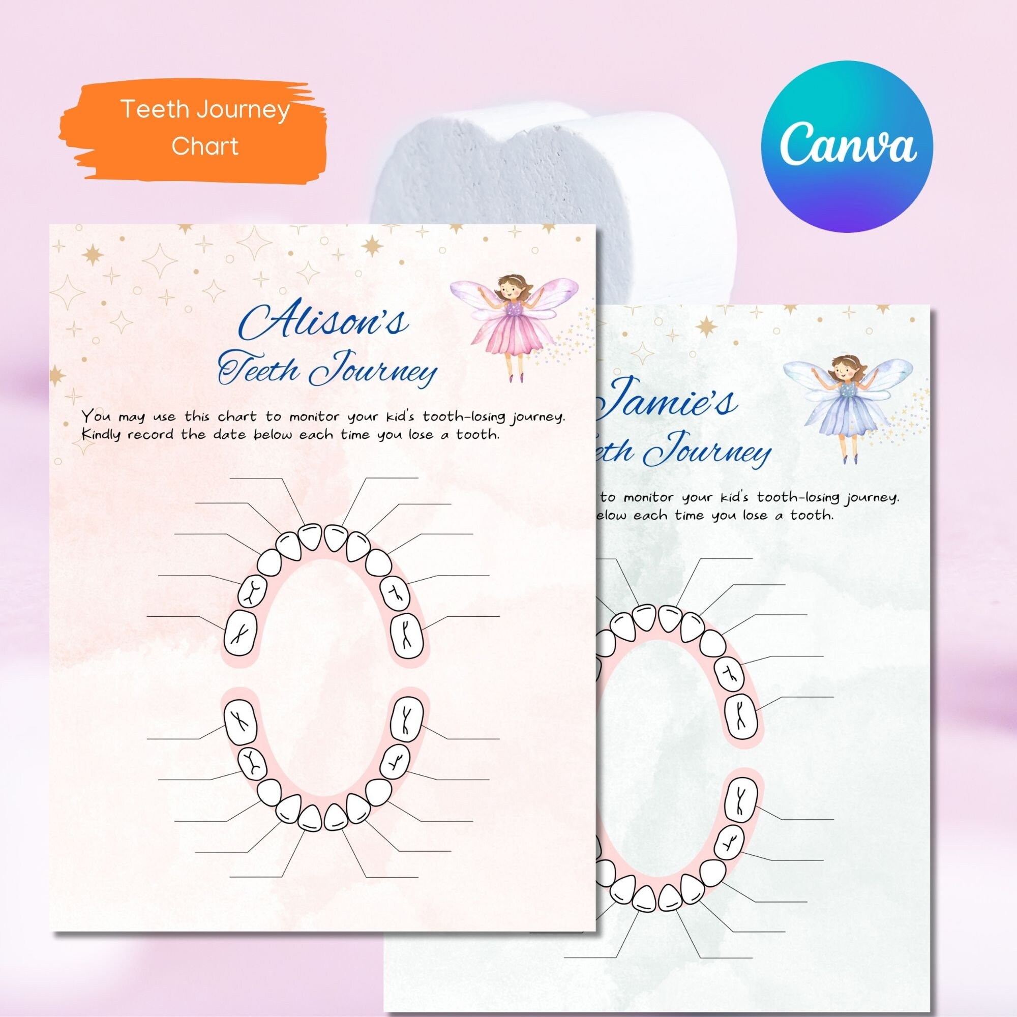 Tooth Fairy Letter Bundle Printable Tooth Fairy Note Tooth Receipt ...