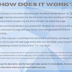 It is Twin BOYS Online Gender Reveal Spin the Wheel | Interactive ...