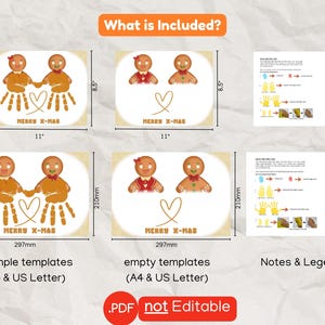 Christmas Handprint Craft Bundle | Printable Christmas Handprint Art ...