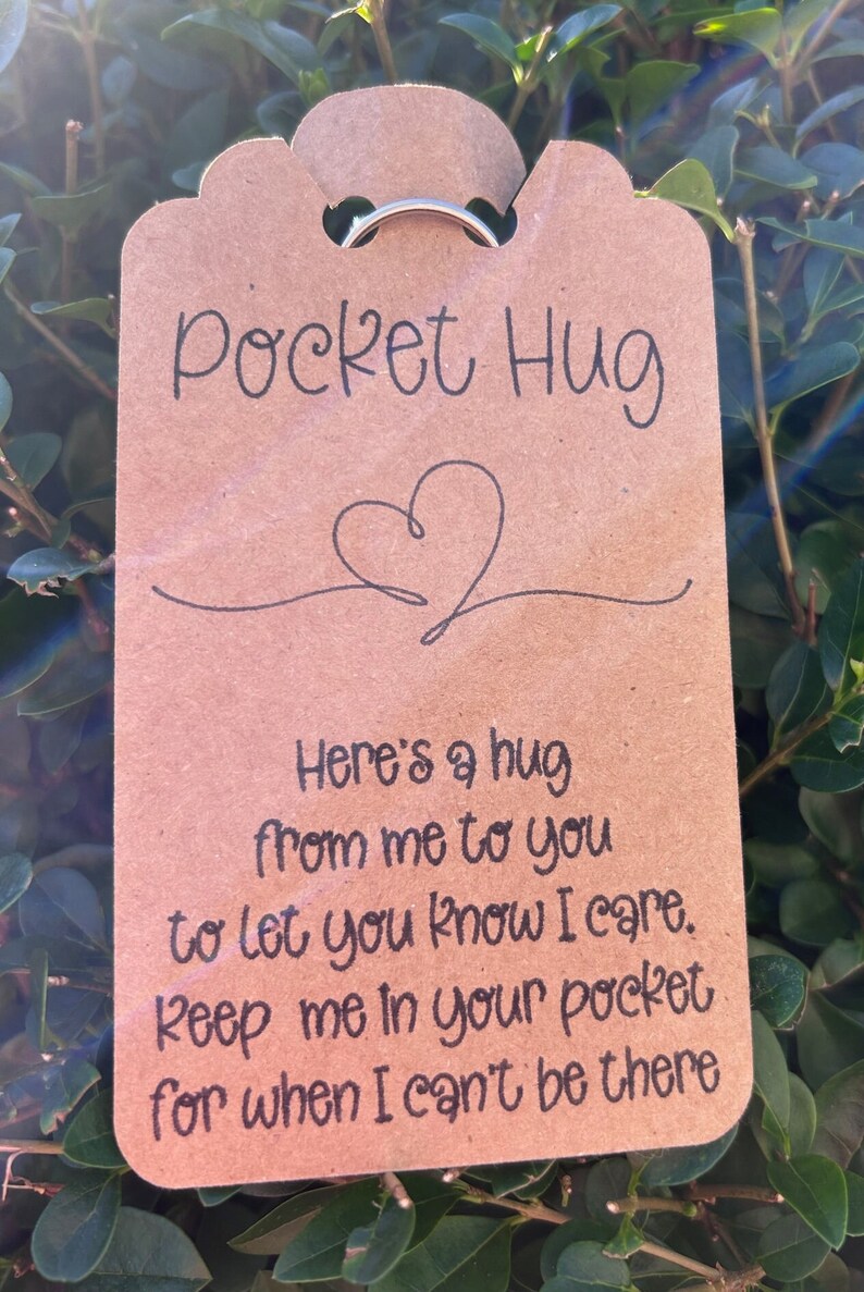 Pocket Hug Keychain Handmade Crochet Heart, Great for Mother's Day ...