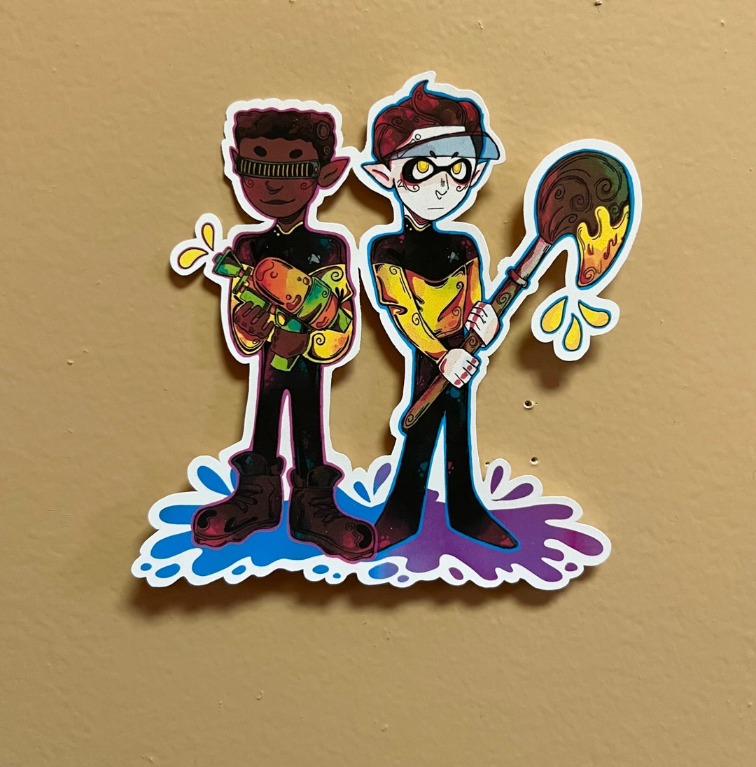 Splatoon Space Sticker - Etsy