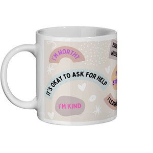Positive Words Mug- Inspirational Sayings- Motivation- Positive Quotes ...