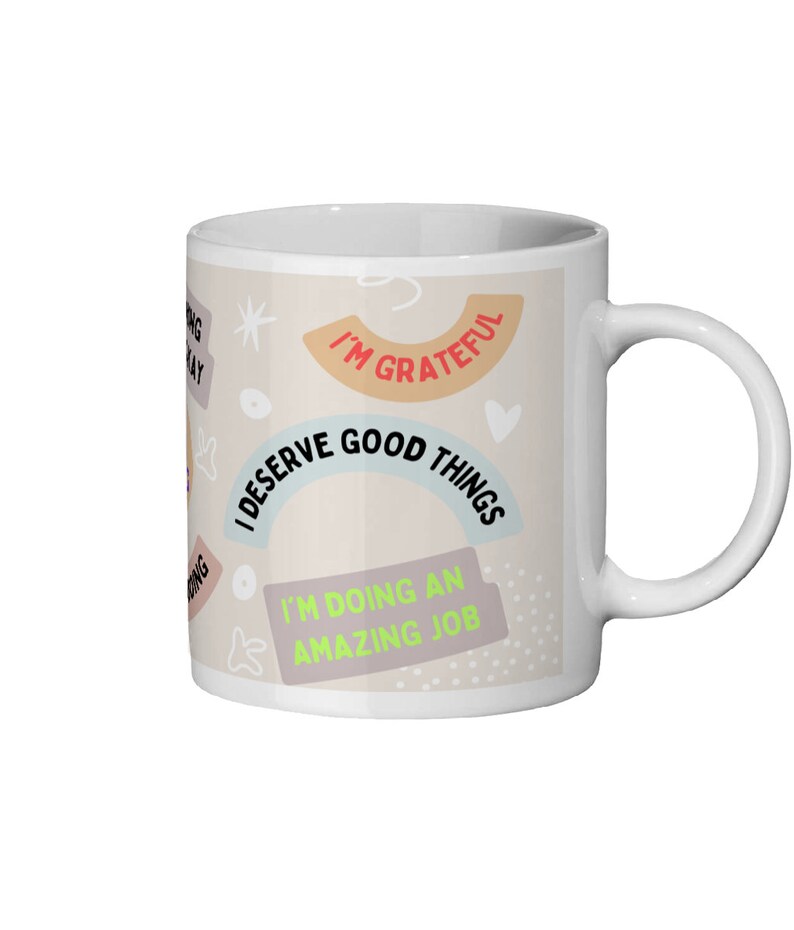 Positive Words Mug- Inspirational Sayings- Motivation- Positive Quotes ...