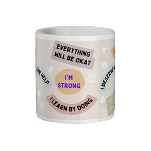 Positive Words Mug- Inspirational Sayings- Motivation- Positive Quotes ...
