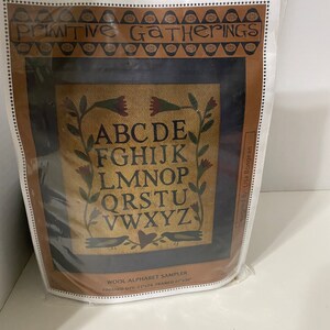 Primitive Gatherings Wool Alphabet Sampler - Etsy