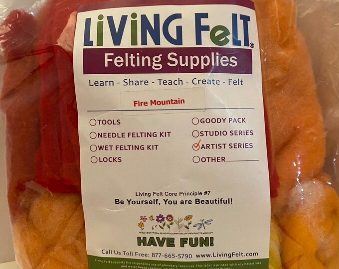 Living Felt Fire Mountain Artist Series - Etsy
