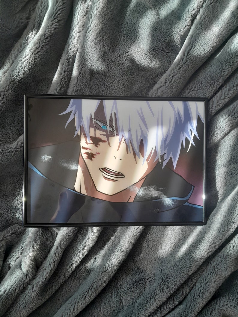 Gojo Anime Glass Painting - Etsy