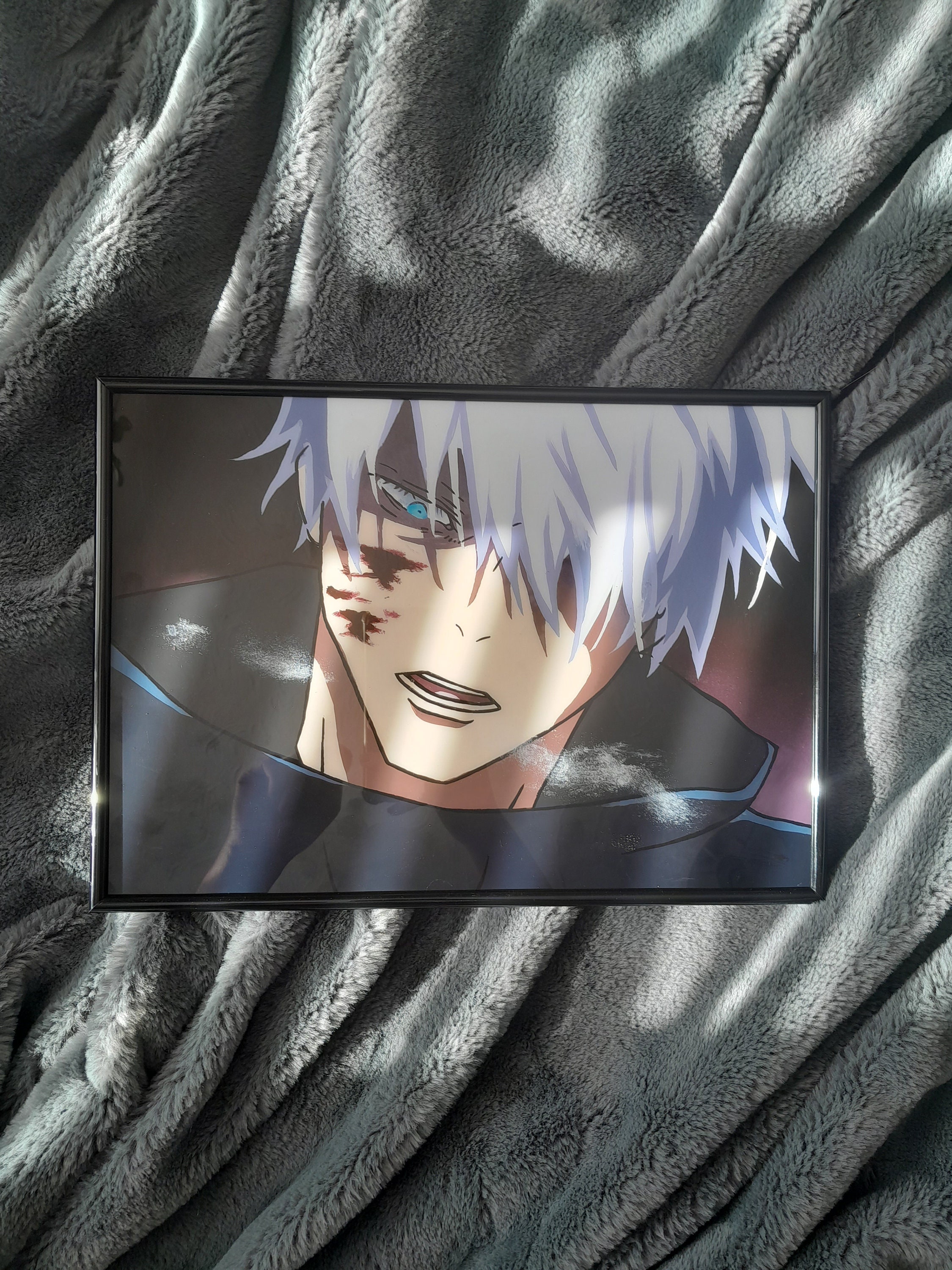 Gojo Anime Glass Painting - Etsy
