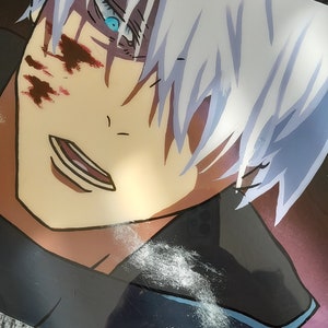 Gojo Anime Glass Painting - Etsy