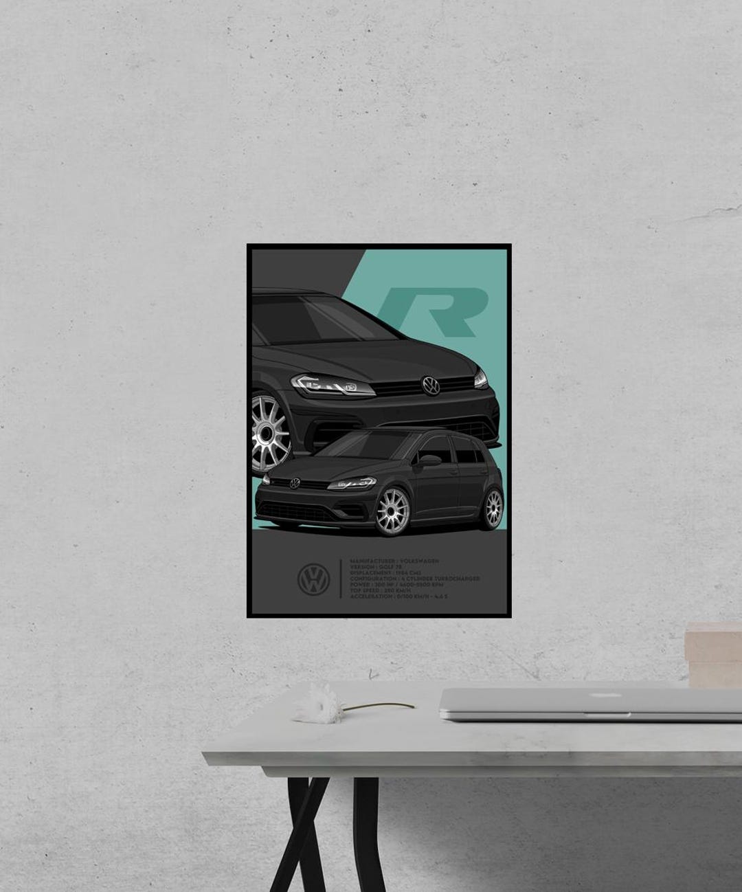 Golf 7R Poster - Etsy
