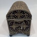 Vintage Moroccan Box Decorated With Metal and Coral Stones - Etsy