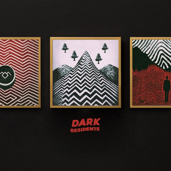 Twin Peaks Print Etsy