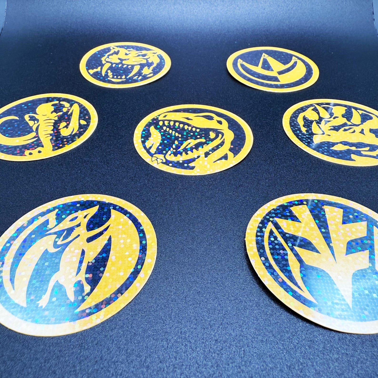 Retro Power Coin Sticker Set: 90s Hero Team, Water Bottle Decals - Etsy