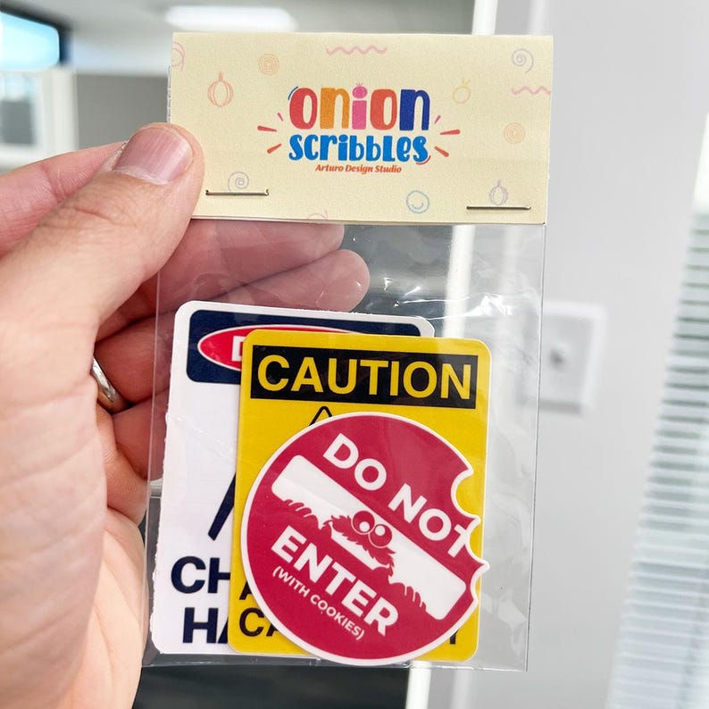 Funny Warning Sign Sticker Bundle | Warning Sign Stickers | Humorous ...