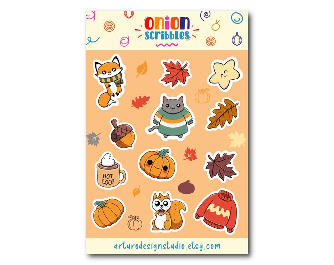 Fall Sayings Planner Stickers Fall Quote Stickers Fall Stickers Autumn ...