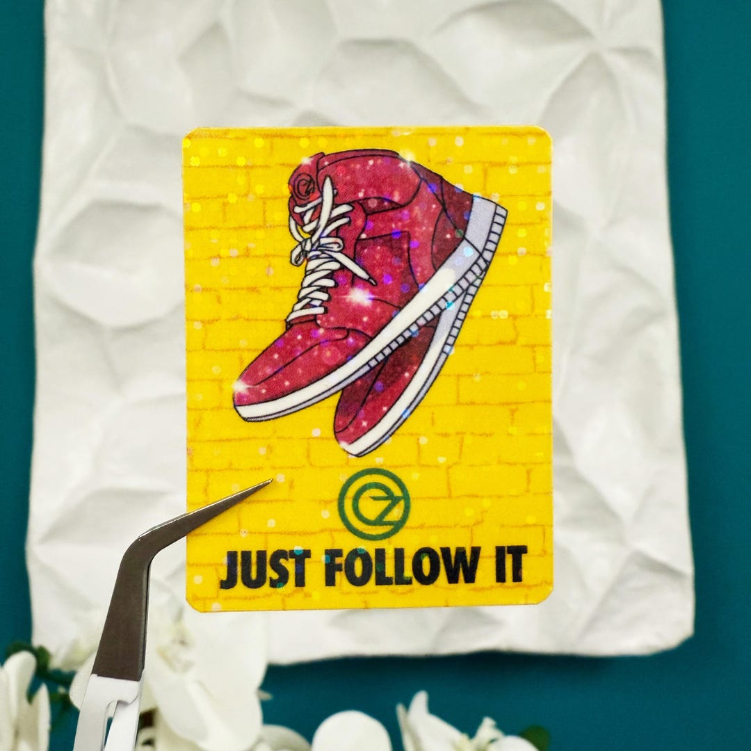 Holographic Sneaker Sticker | Parody Oz Sticker | Fantasy Shoe Sticker ...