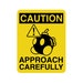 Caution Approach Carefully Sticker | Caution Sticker | Bomb Sticker ...