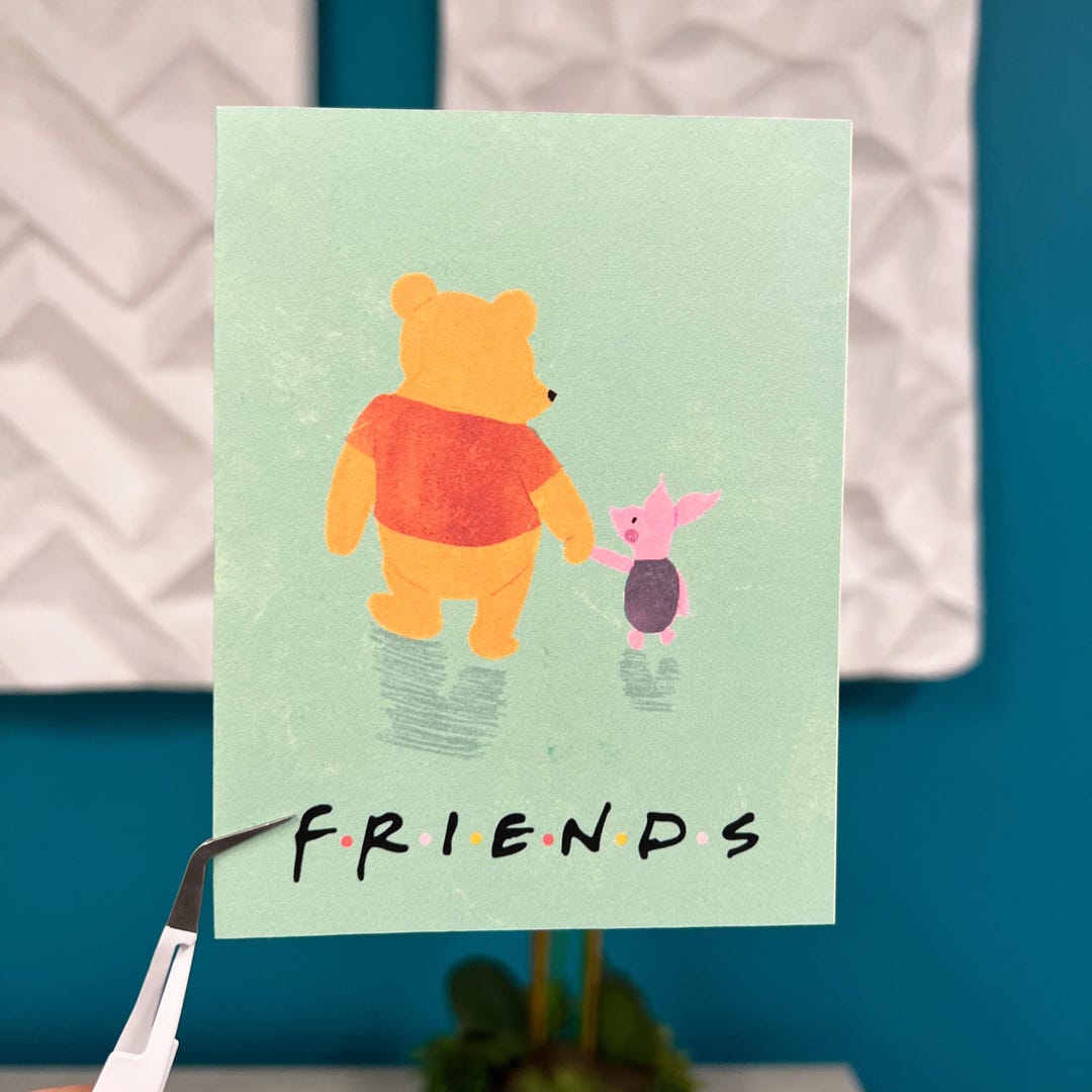 Friendship Greeting Card | Heartwarming Greeting Card | Hand-drawn Art ...