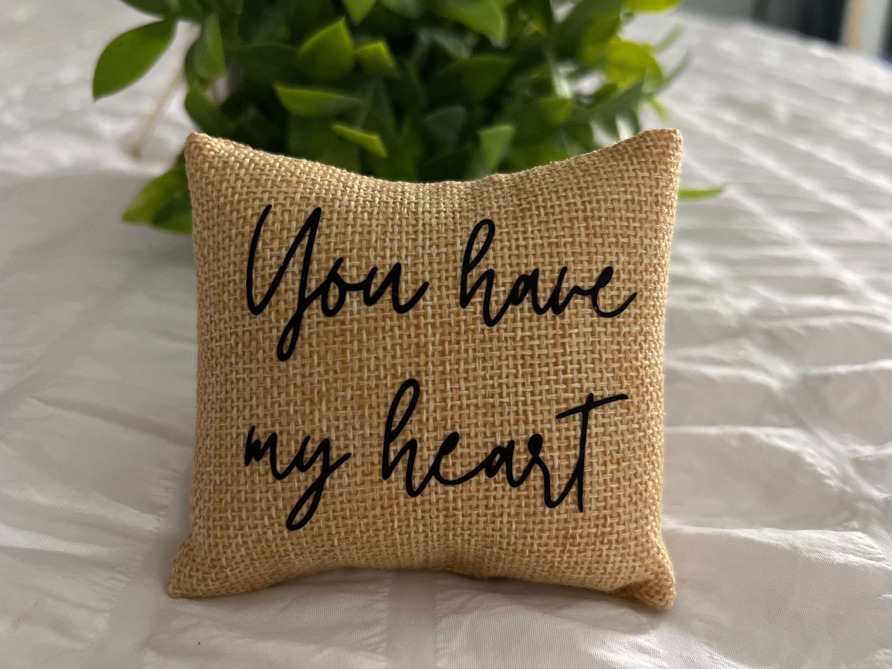 Personalized Voice Message Pillow, Custom Gift, My Heart, Happy ...