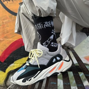 JJK Socks - Jujutsu Kaisen Sticker Tattoo Socks - Etsy