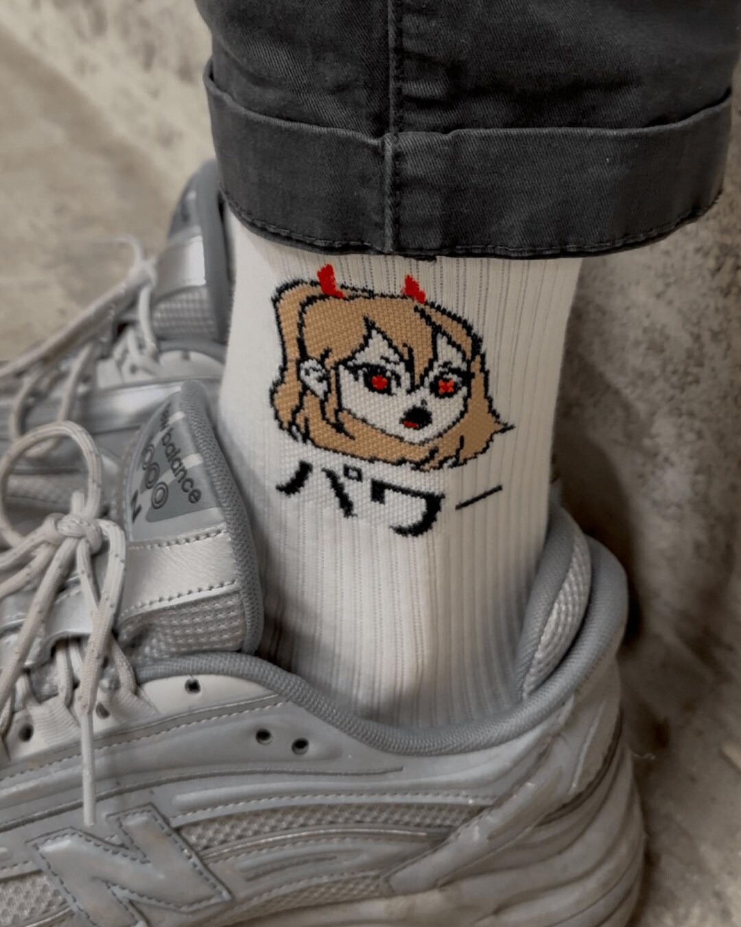 Power Socks - Chainsaw Man Anime Socks - Etsy