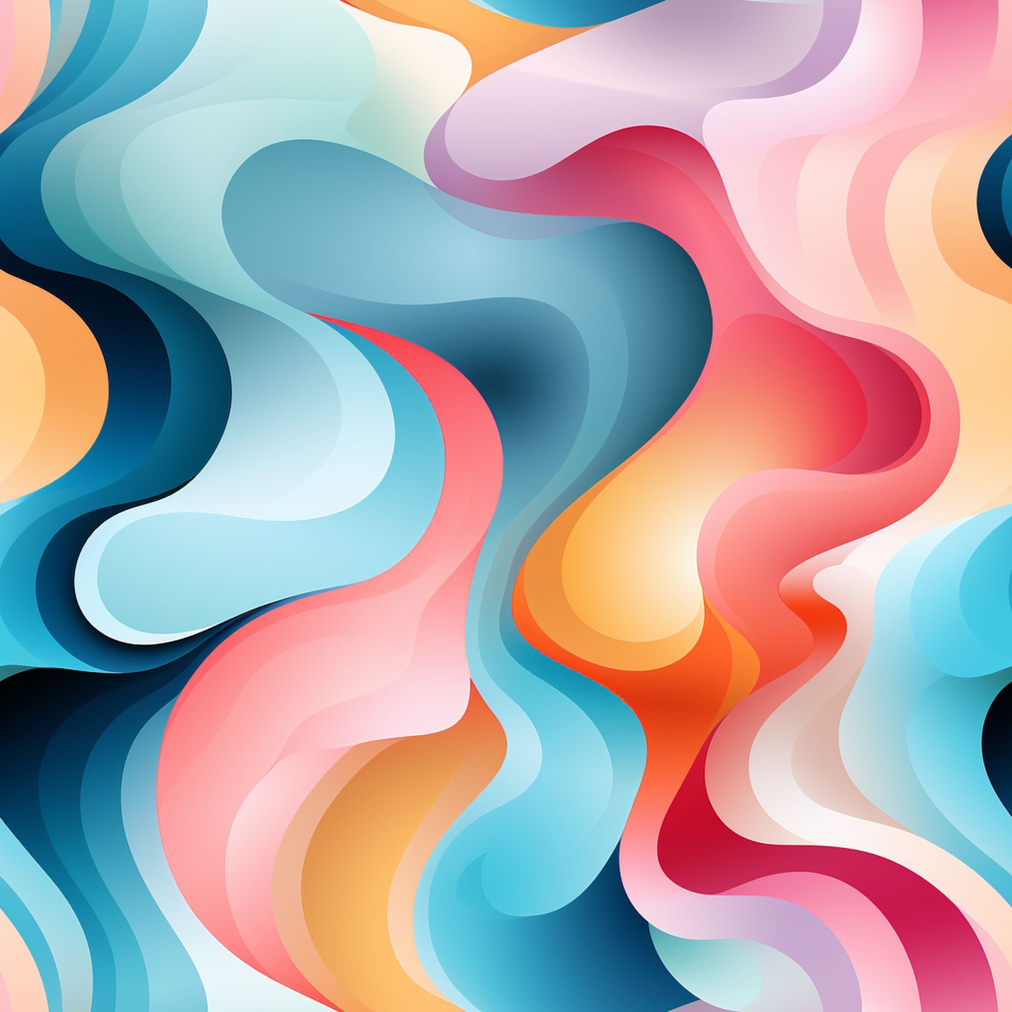 Psychedelic Digital Paper, Psychedelic Seamless Pattern, Psychedelic Background, Psychedelic ...