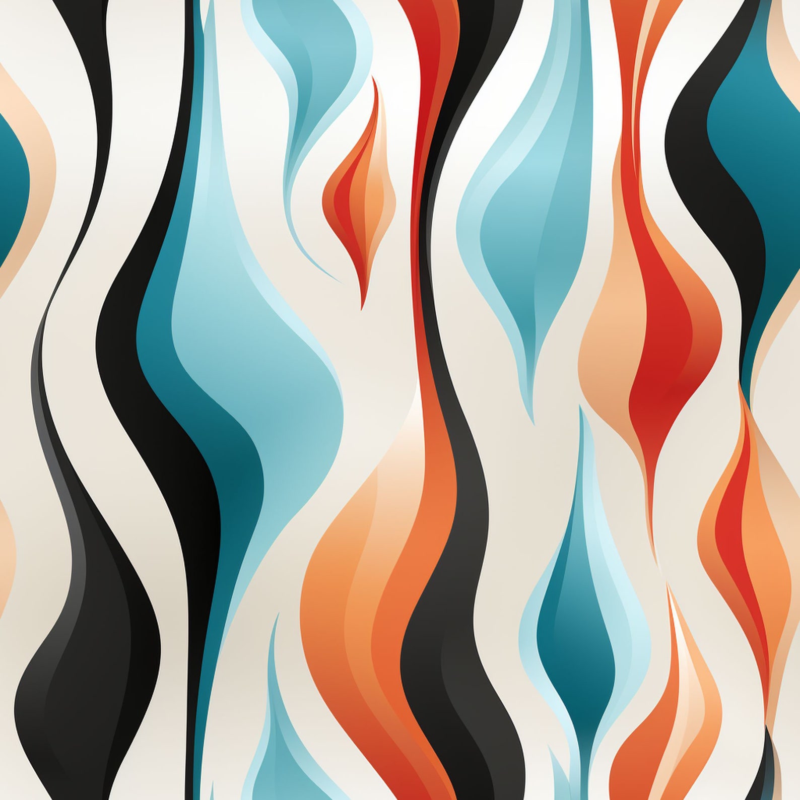 Atomic Era - Retro 1950s and 1960s - Space-age Artwork - Digital ...