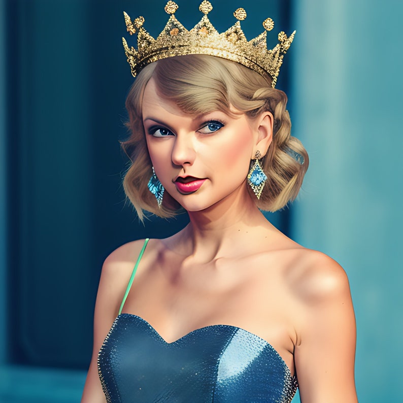 Taylor Swift Queen Digital Print - Etsy