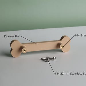 Bone Drawer Pull | Dog Themed Drawer Pull, Two Screws Handle - Etsy