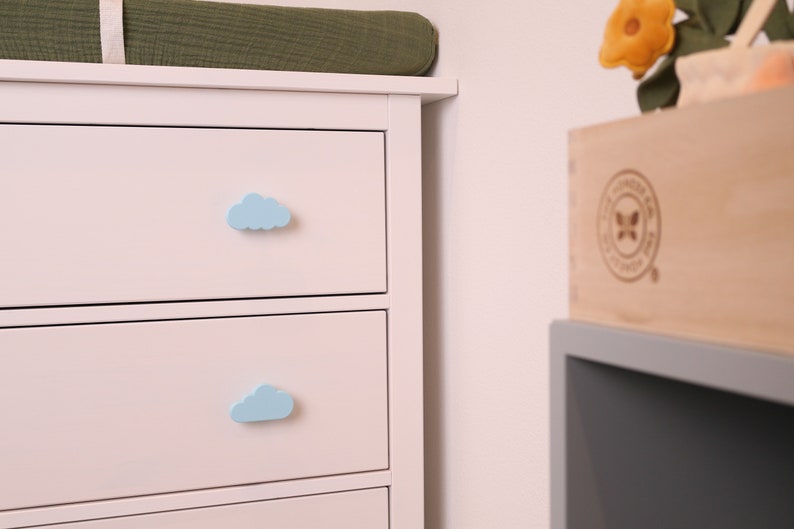Cloud Drawer Knob for Dressers in Nursery or Kids Room - Etsy