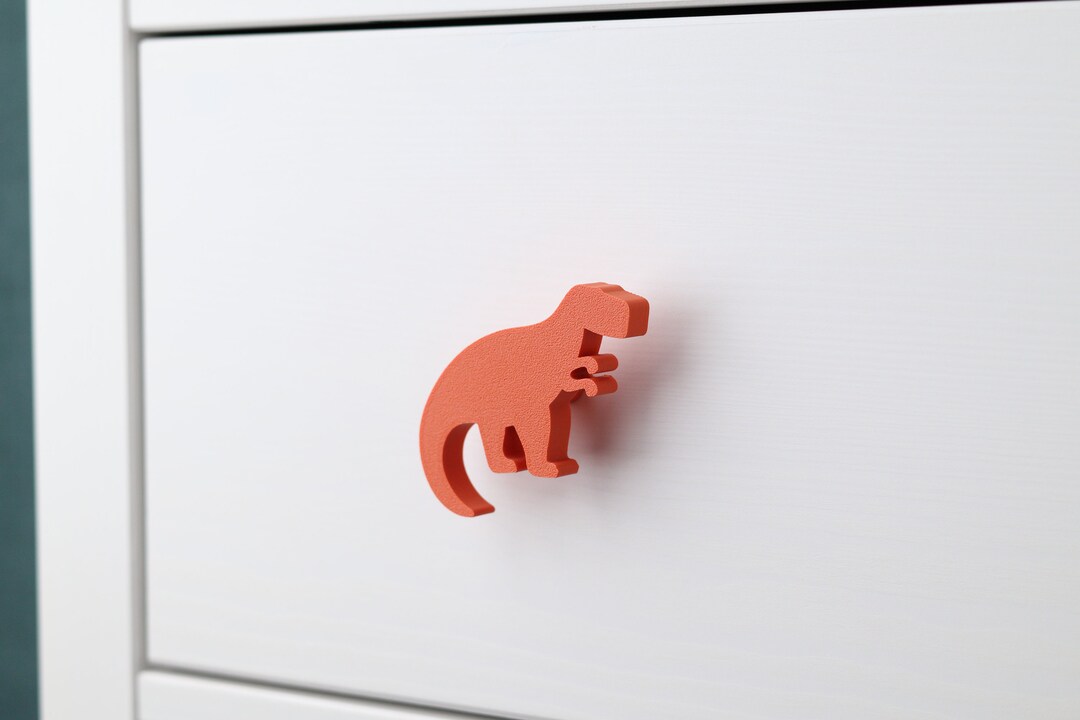 Dinosaur Drawer Knob for Dressers in Nursery or Kids Room | T-rex ...