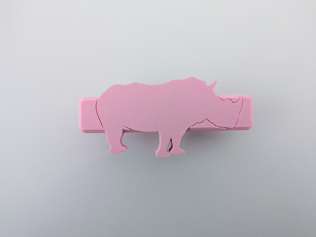 Rhino Drawer Pull Safari Themed Drawer Pull Two Screws Handle - Etsy