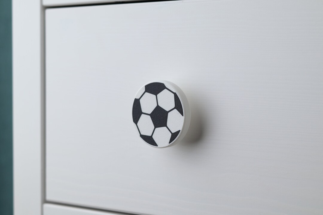 Soccer Drawer Knob | Dresser Pull for Sports Themed Kids Room - Etsy