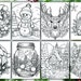 100+ Calming Christmas Coloring Page Bundle for Adult,coloring Book ...