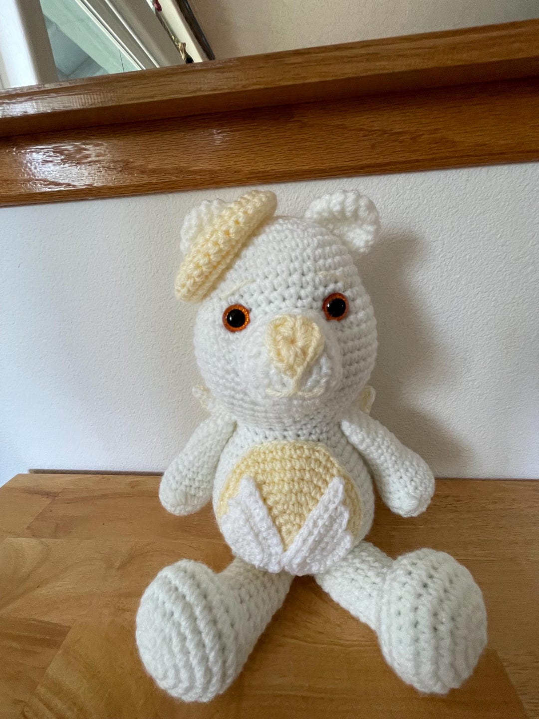 White Angel Stuffed Bear With Halo and Wings. Sitting 11 Tall. - Etsy