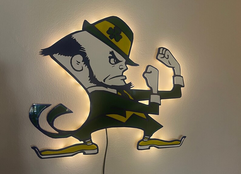 Fighting Irish LED Acrylic Sign - Etsy