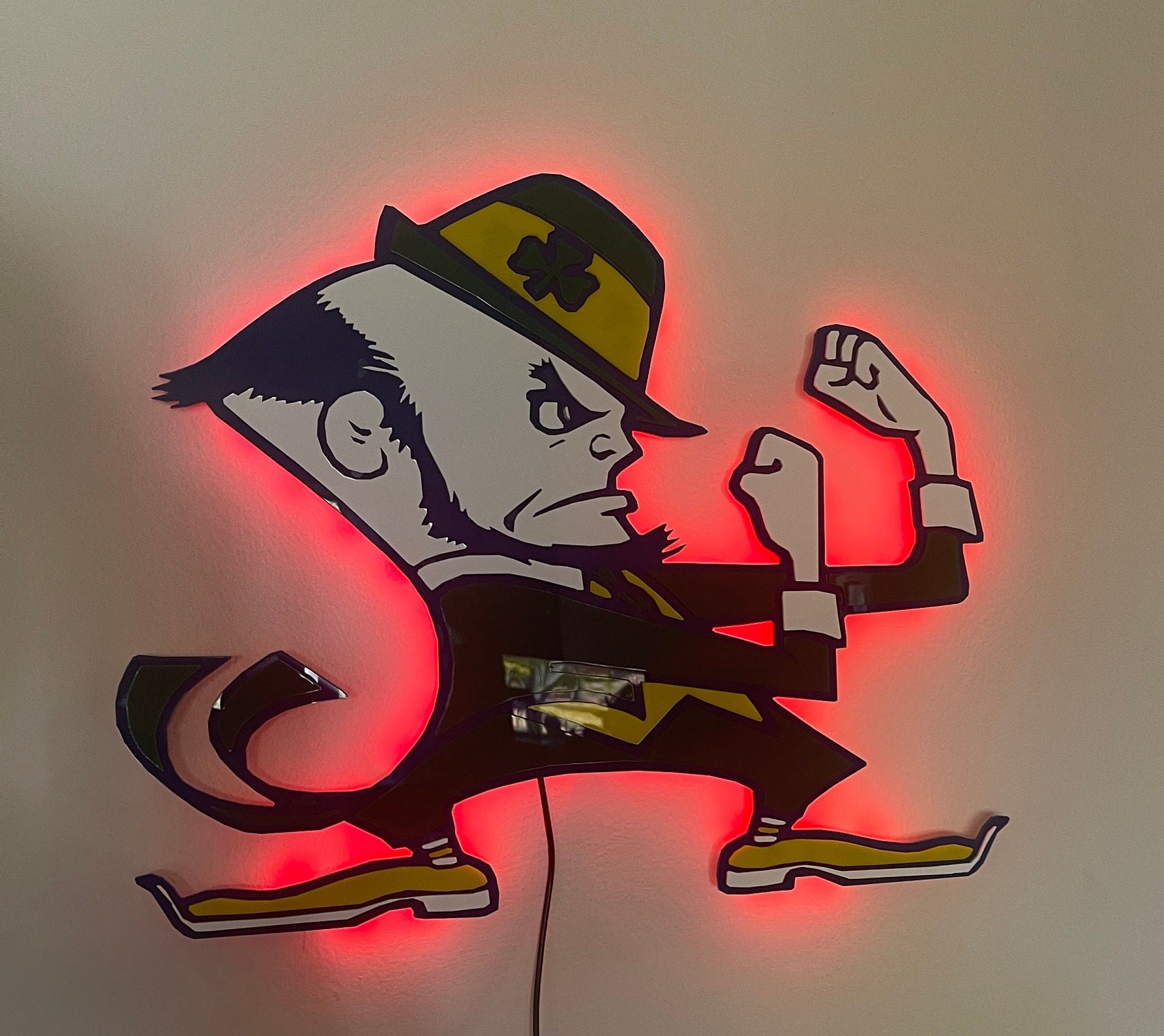 Fighting Irish LED Acrylic Sign - Etsy