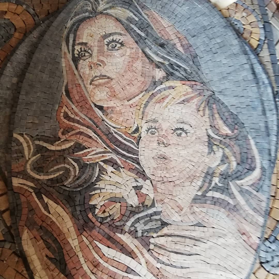 Handmade Mosaic Depicting Virgin Mary and Her Son Jesus in Her - Etsy Handmade Mosaic Depicting Virgin Mary and Her Son Jesus in Her - Etsy