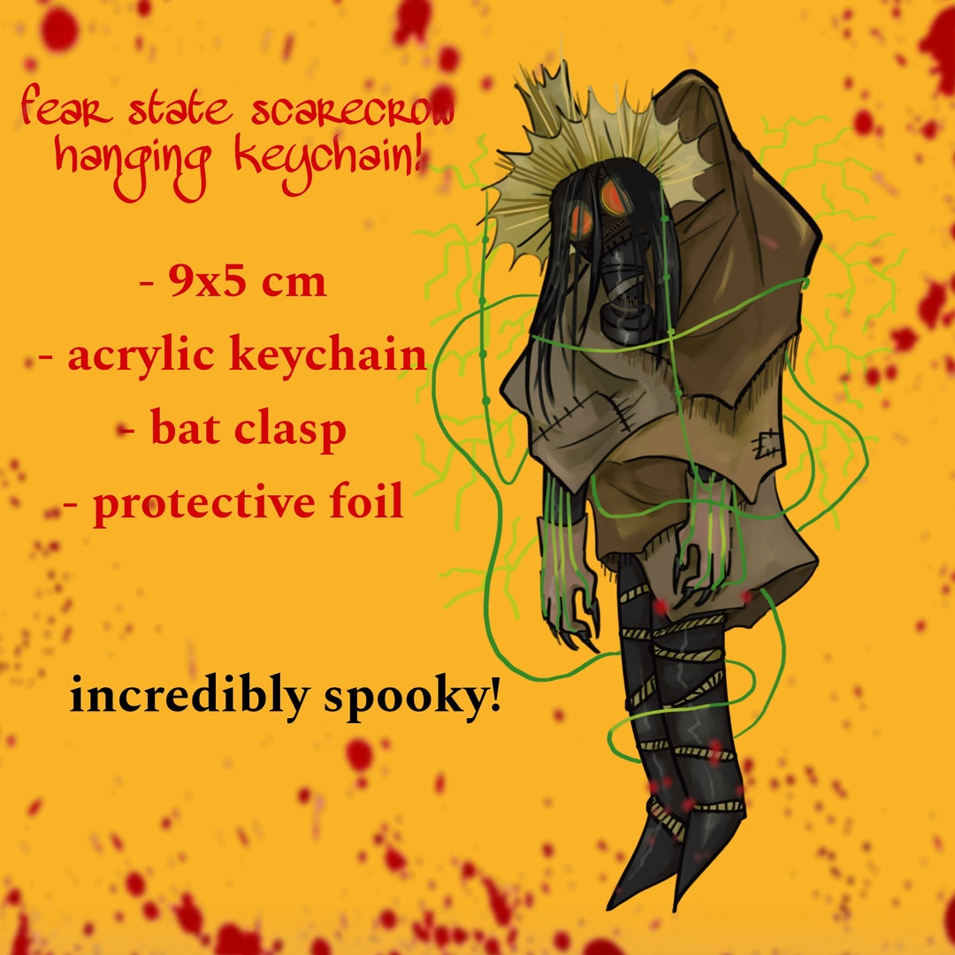 DC Scarecrow Fear State Acrylic Double-sided Keychain - Etsy Australia
