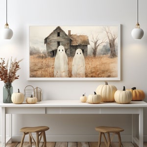 PRINTABLE Ghosts Halloween Wall Art, Halloween Decor, Cute Ghosts in ...