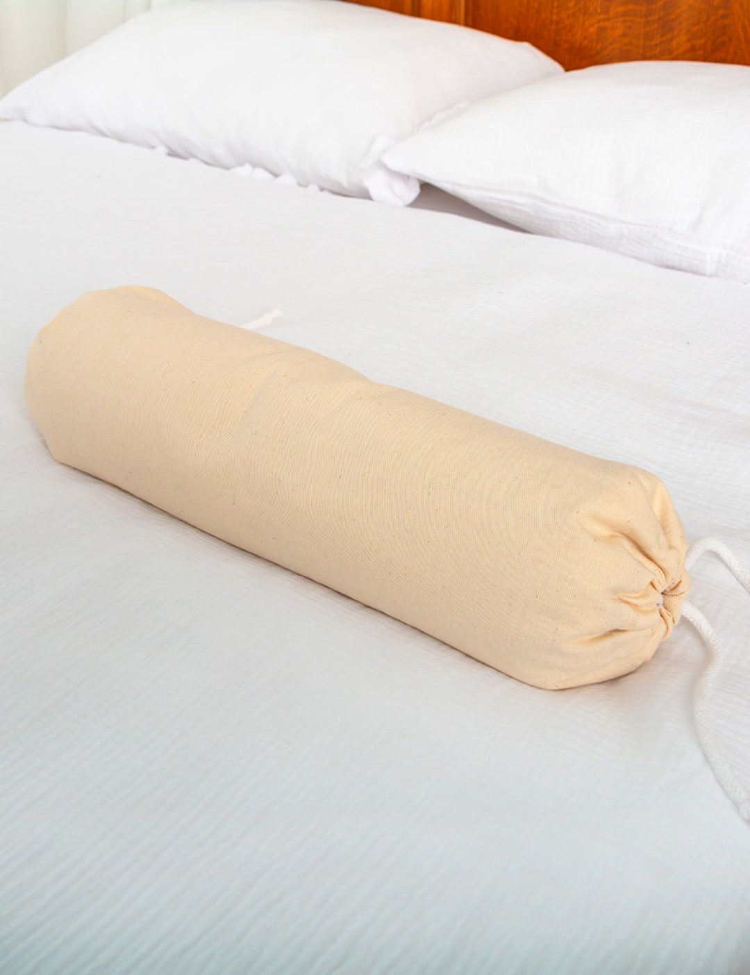 Organic Buckwheat Hull Neck Roll Pillow - Handmade in Poland - Etsy