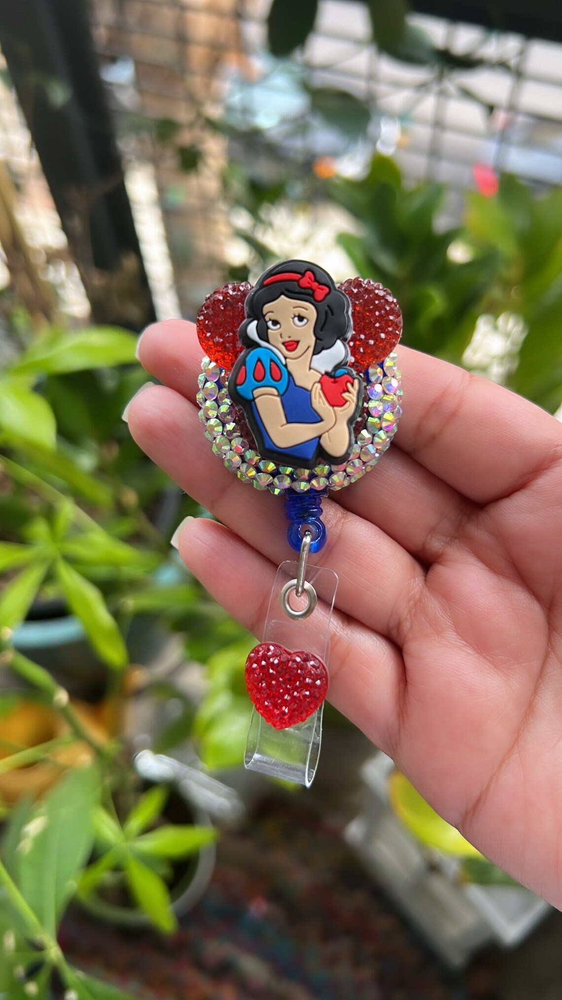 Princess With Apple Badge Reel - Etsy