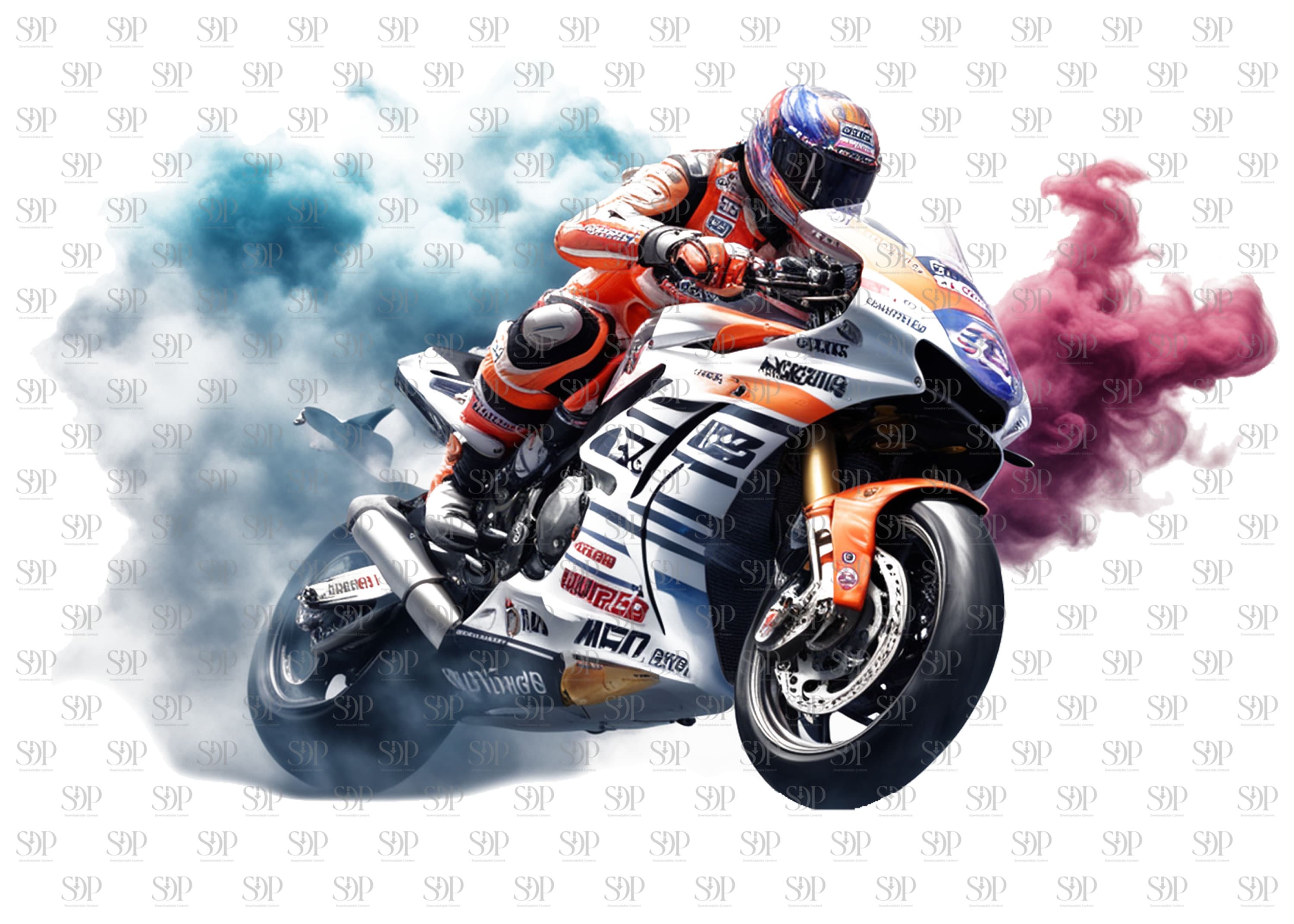 Motorbike PNG Clipart Bundle: Motorcycle Sublimation Designs ...
